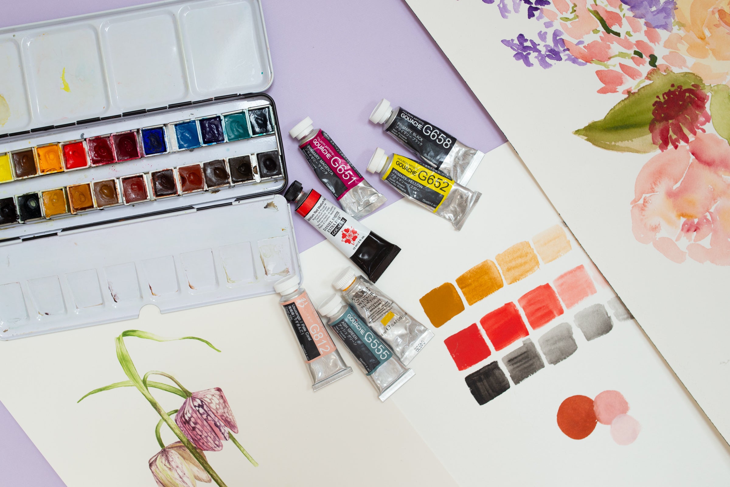 Aquarel vs. Gouache: wat zijn de verschillen en toepassingen? – Splendith
