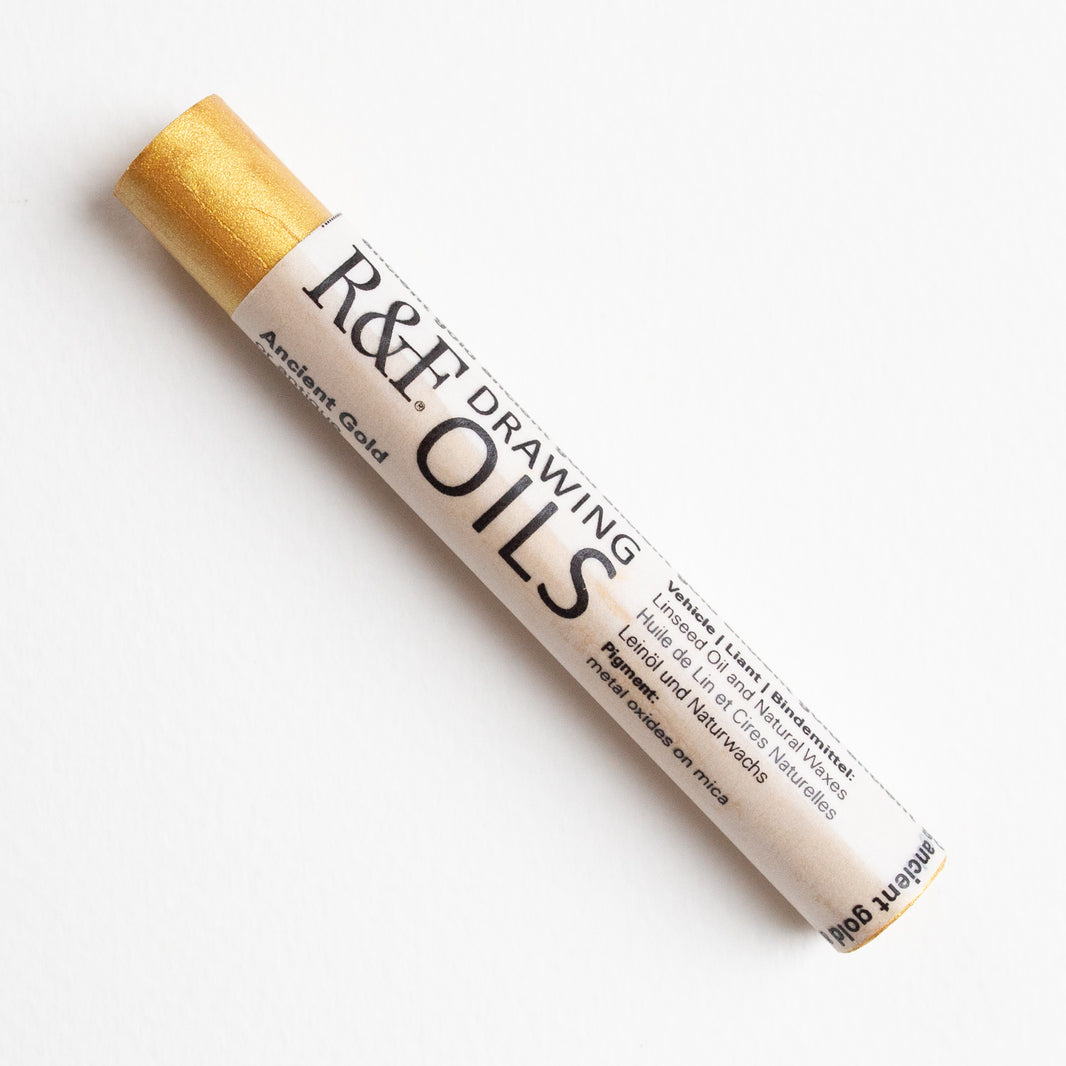 R&F Drawing Oils 12ml Ancient Gold – Splendith