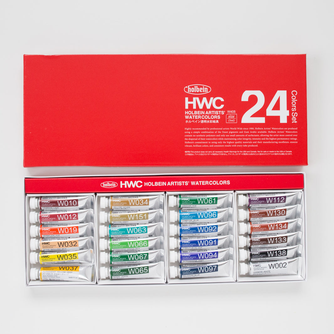 Holbein Artists' Watercolor set 108 5ml – Splendith